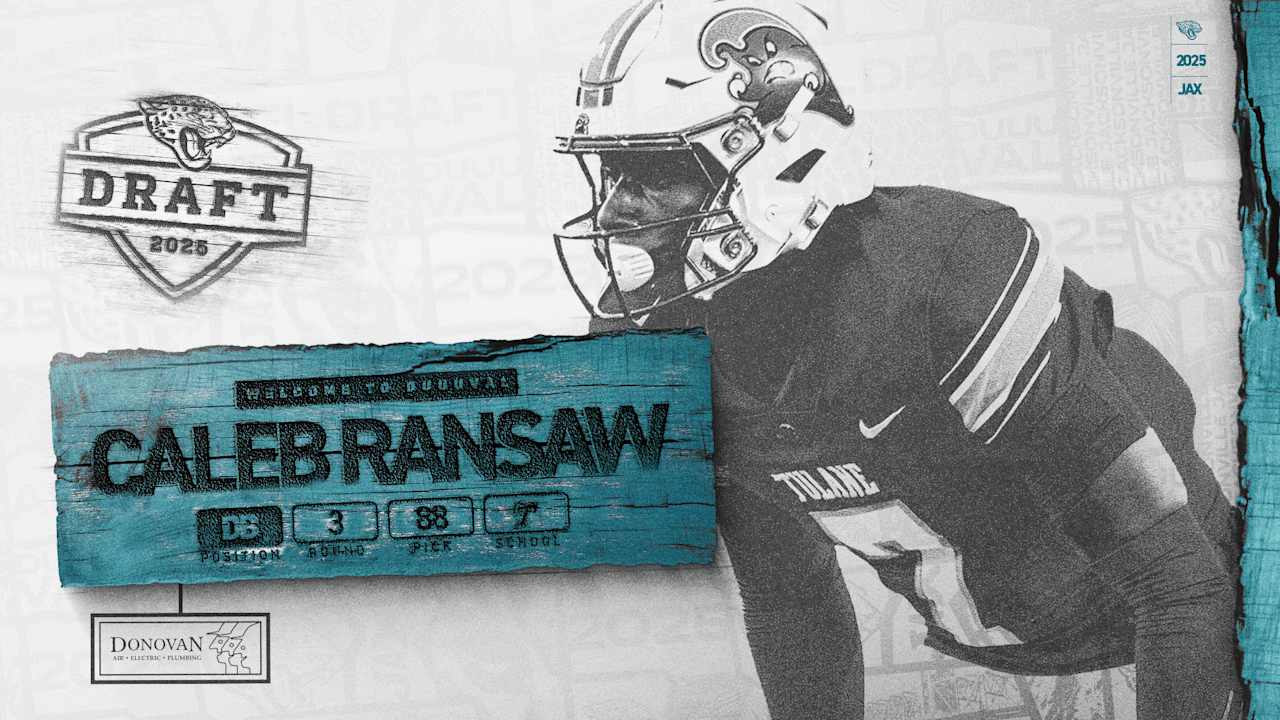 Jaguars Select DB Caleb Ransaw No. 88 Overall