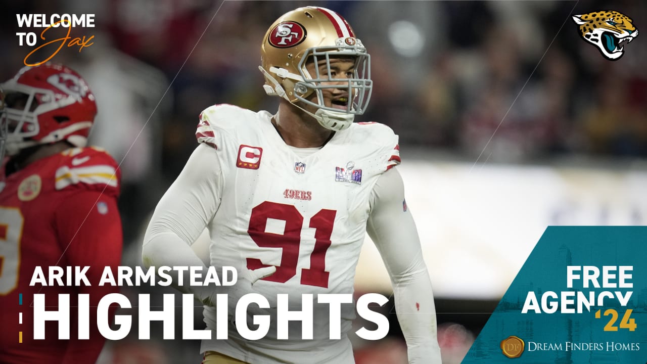 Arik Armstead's Top Career Highlights | Jaguars Free Agency 2024 ...