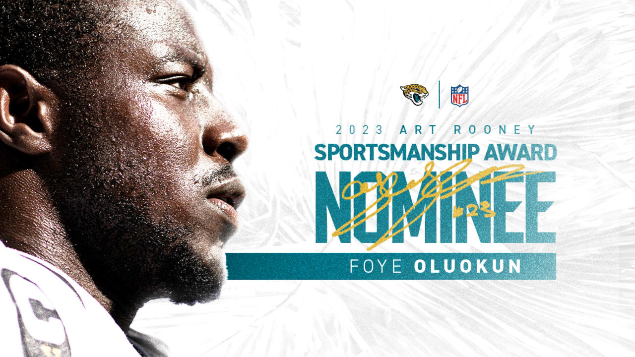 2023 Art Rooney Award: Jaguars Foye Oluokun Nominated