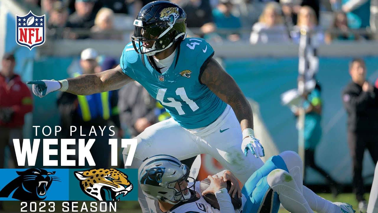Jacksonville Jaguars Top Plays vs. Carolina Panthers | 2023 Regular Season Week 17