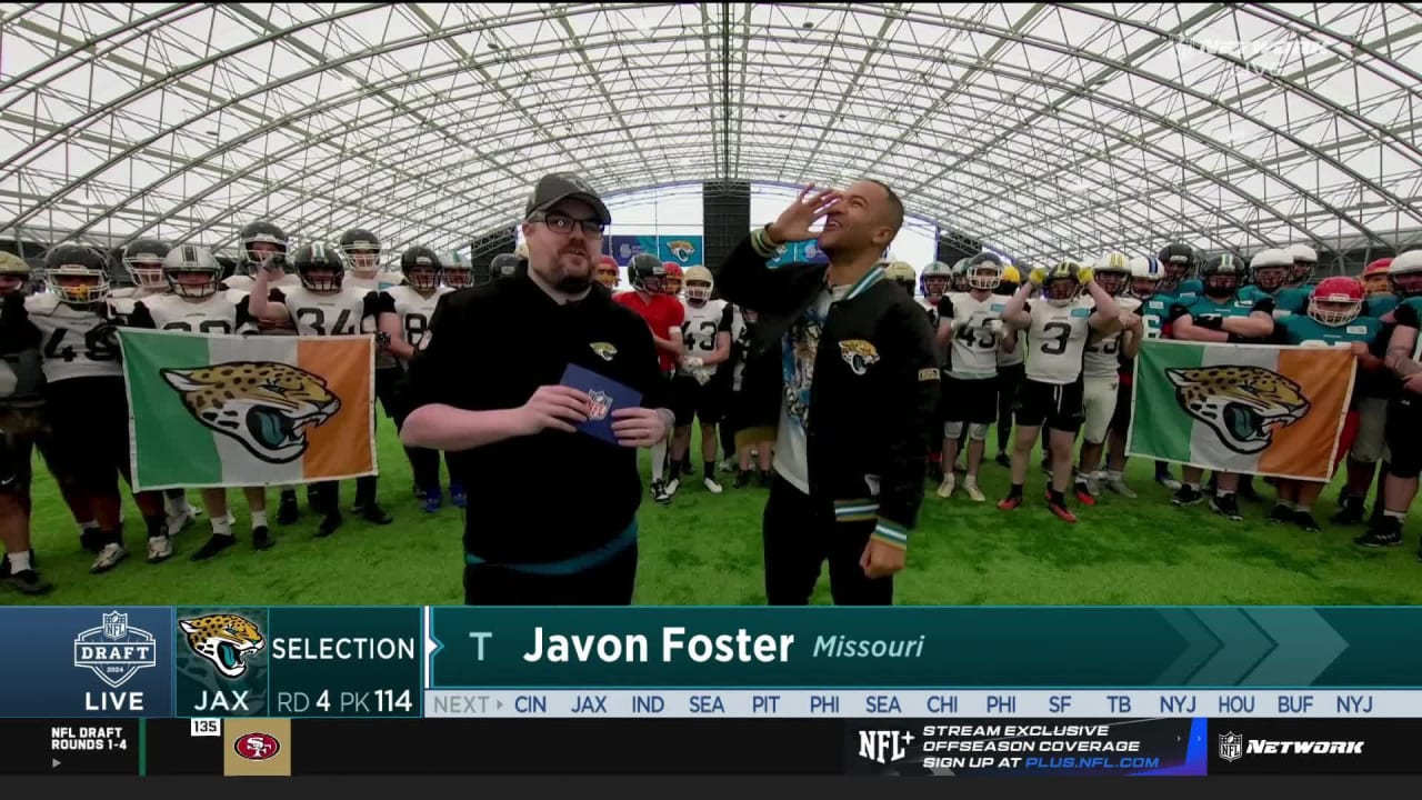 Jaguars Select Javon Foster With No. 114 Pick in 2024 Draft