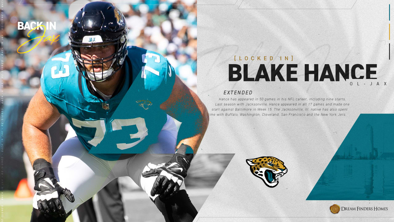 Jacksonville Jaguars Extend Offensive Lineman Blake Hance