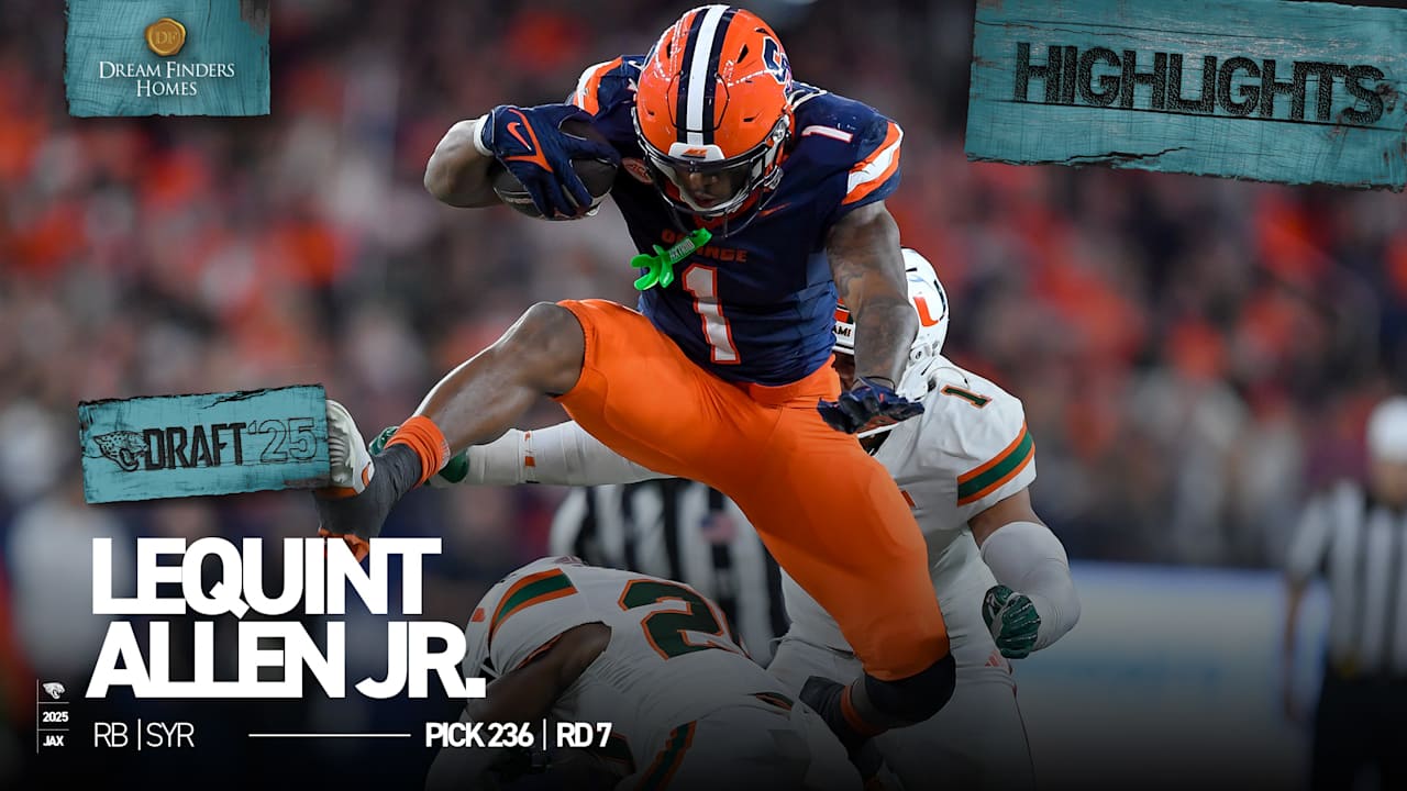 RB LeQuint Allen Jr. Highlights | 2025 NFL Draft