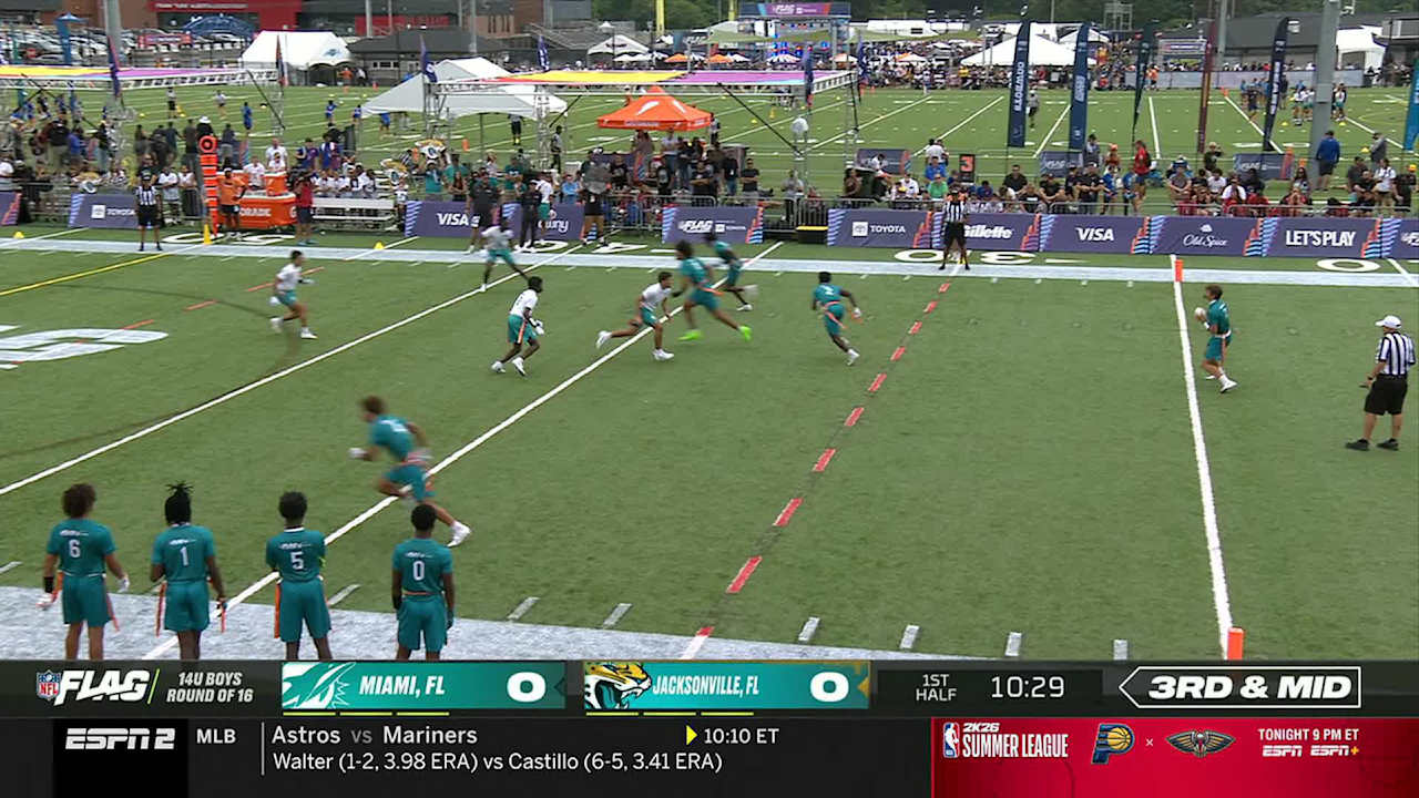 NFL FLAG HIGHLIGHTS: Ryan Football Dolphins vs. Jaguars Elite