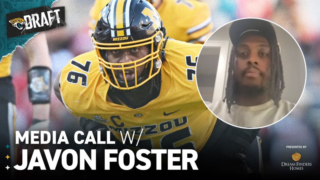 Javon Foster Media Call After 114th Overall Pick | Jacksonville Jaguars