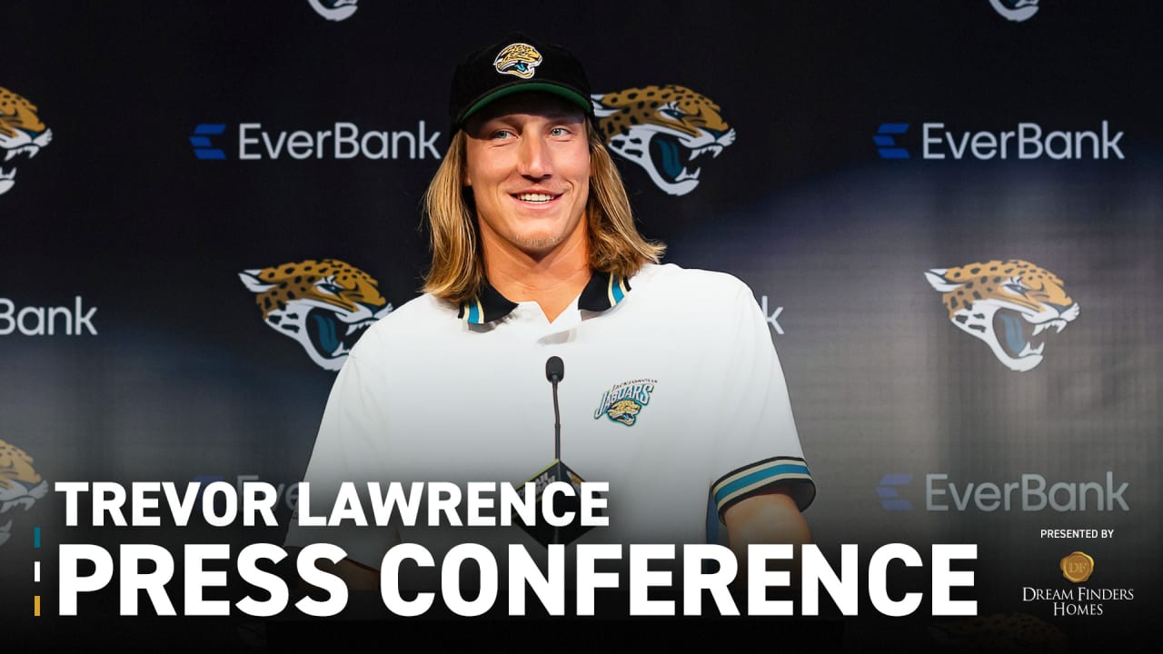 Trevor Lawrence Meets With Media After Signing Contract Extension | Press Conference ...
