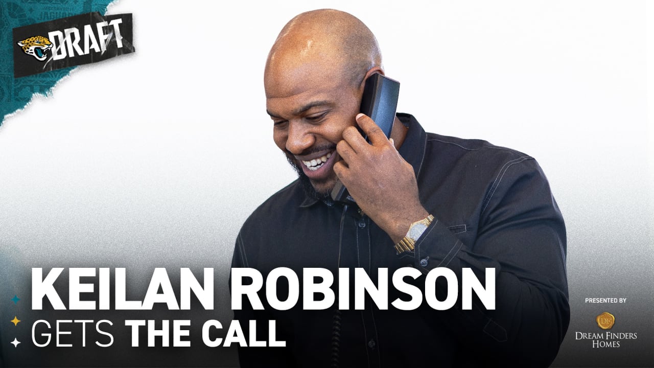Inside the Draft Room: Keilan Robinson and Family Get the Call ...