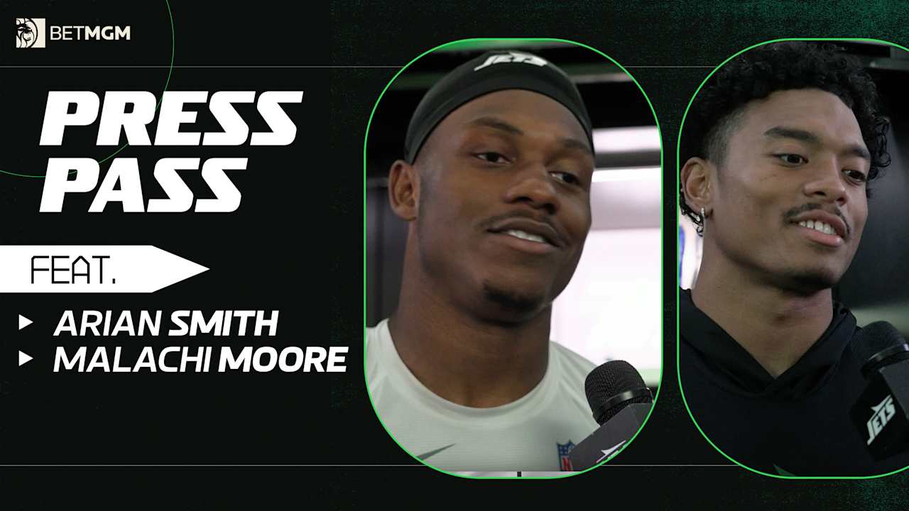 Jets-Bucs Preview Interviews | WR Arian Smith & S Malachi Moore