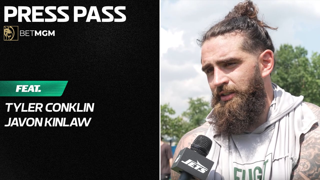 Jets-Panthers Joint Practice Press Pass | Tyler Conklin & Javon Kinlaw