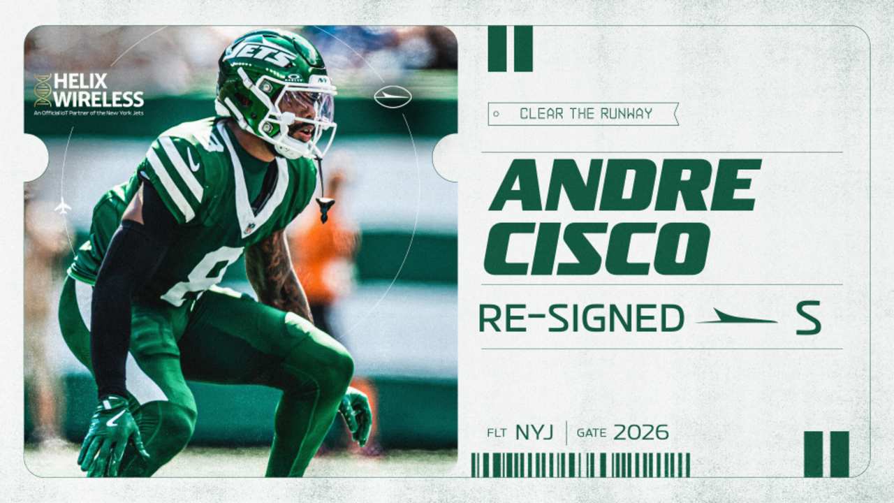 Jets Re-Sign S Andre Cisco