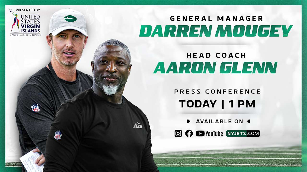 Ways to Watch the Aaron Glenn & Darren Mougey Introductory Press Conference