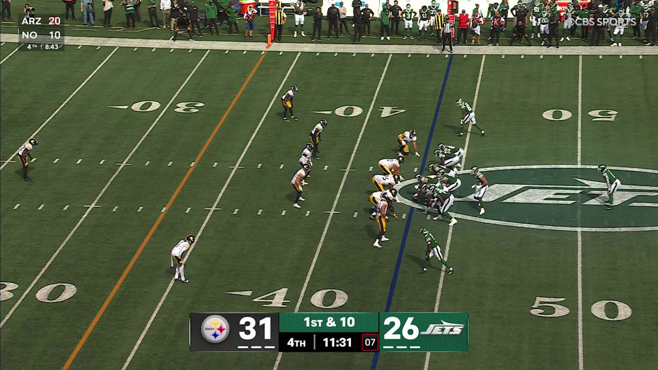 Jets-Steelers Highlight | Mason Taylor First Career Reception Goes for ...