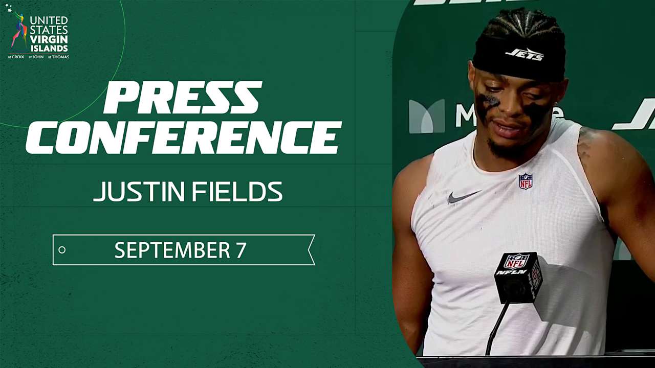 Justin Fields Postgame Press Conference | Week 1