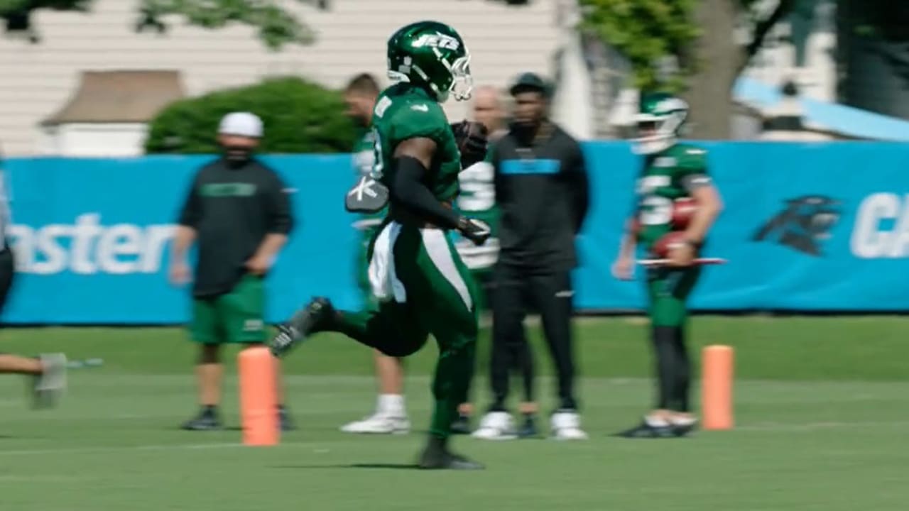 Jets-Panthers Joint Practice Highlight | Braelon Allen Turns the Corner ...