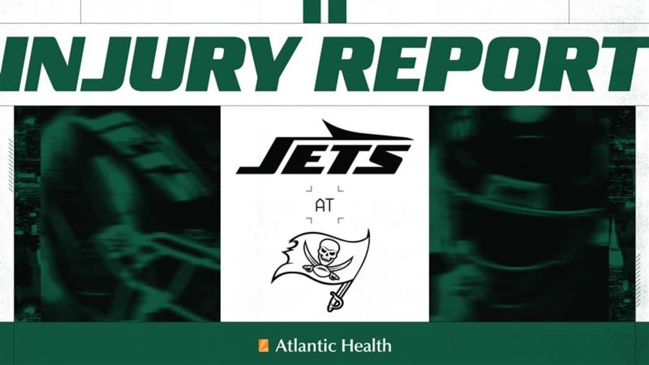 New York Jets vs. Tampa Bay Buccaneers Week 3 Injury Report - Friday