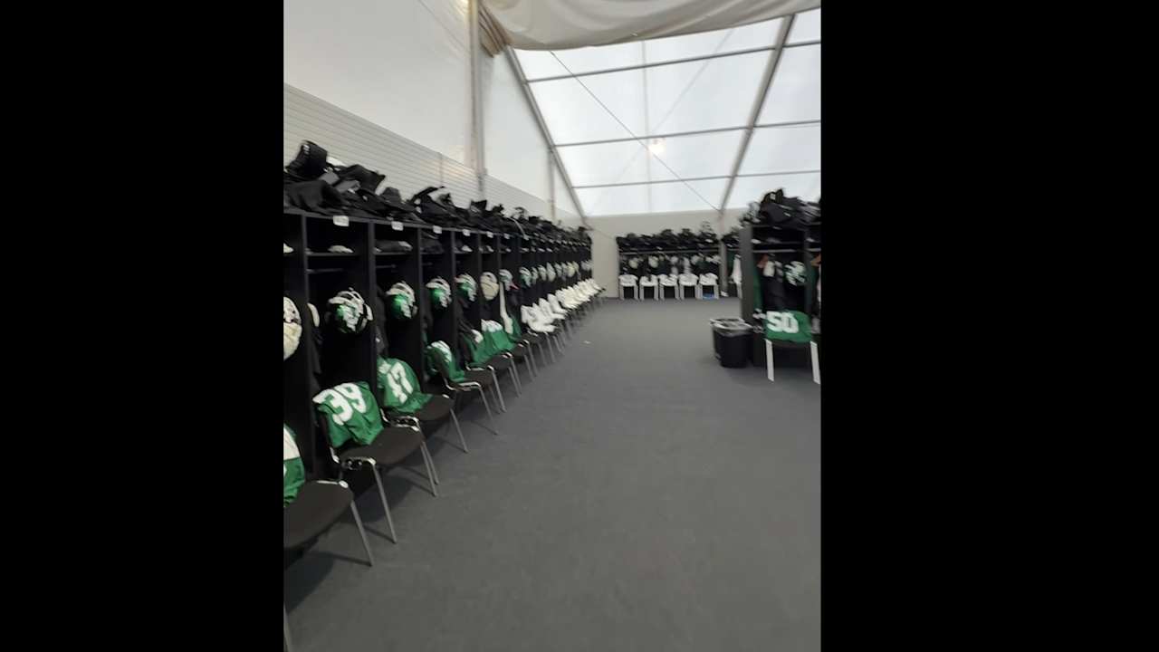 Building an NFL Locker Room for Practice Week in London