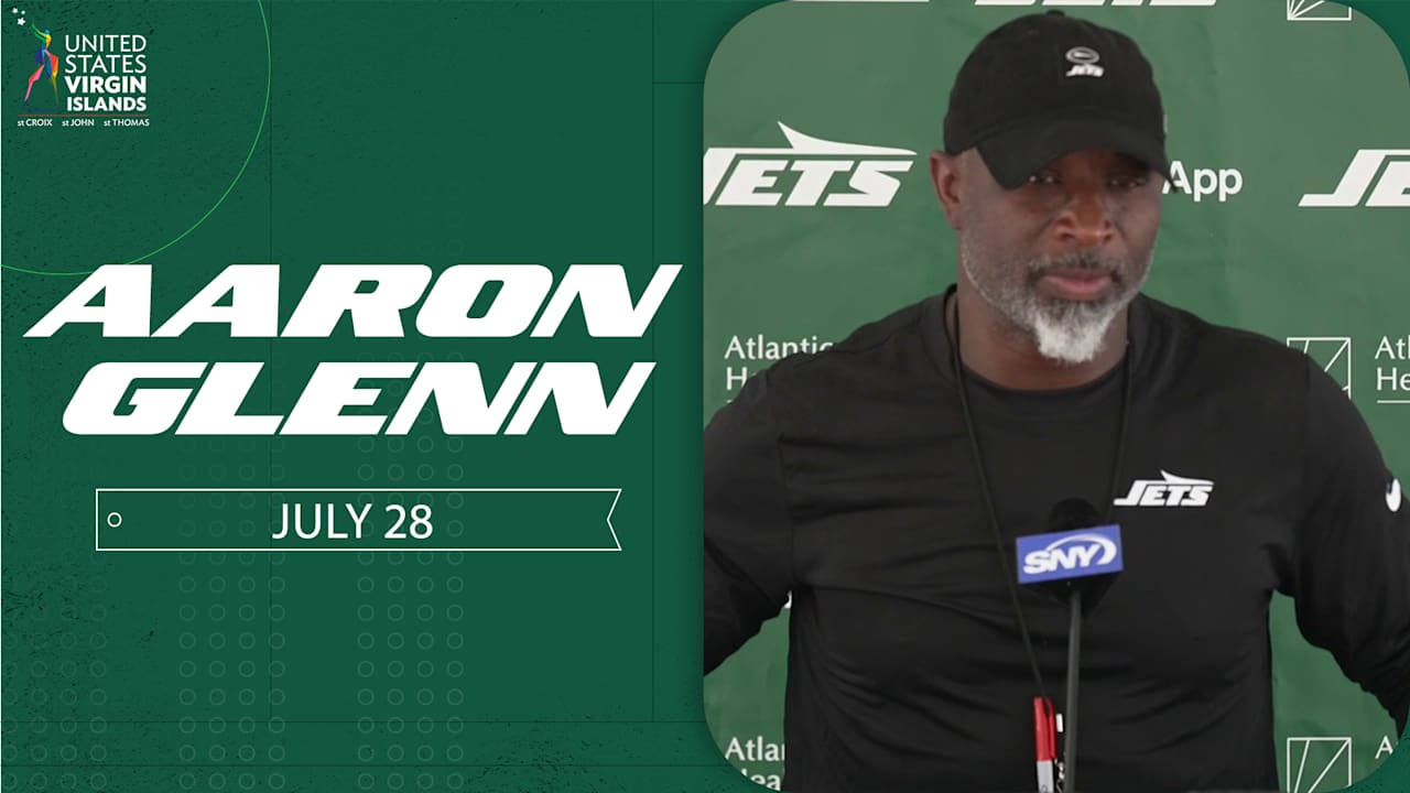Aaron Glenn Training Camp Press Conference (7/28)