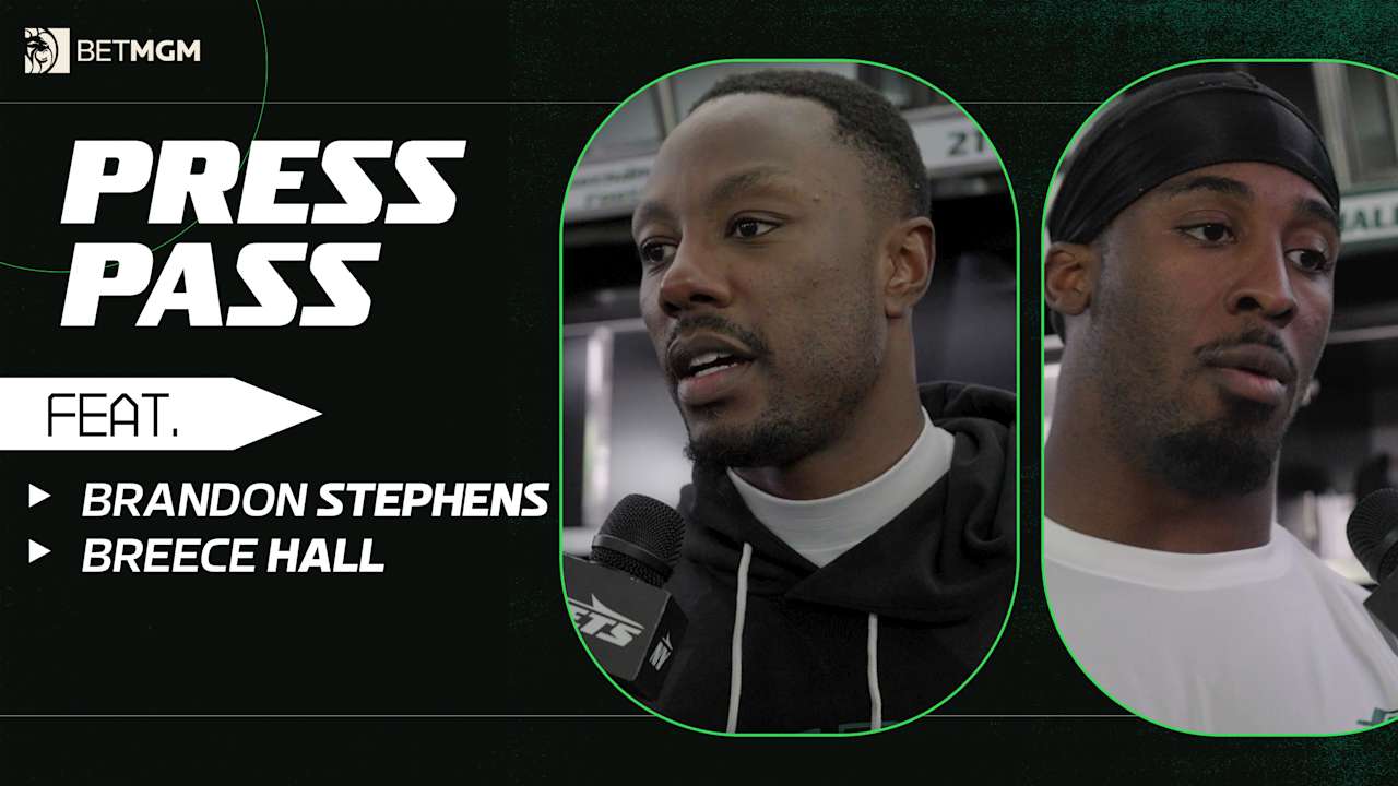 Jets-Ravens Preview Interviews | CB Brandon Stephens & RB Breece Hall
