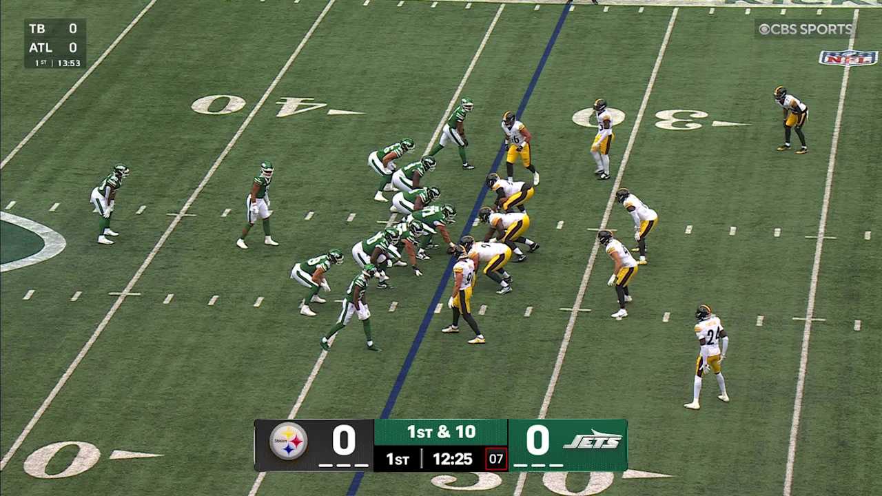 Jets-Steelers Highlight | Justin Fields Finds Garrett Wilson for First ...