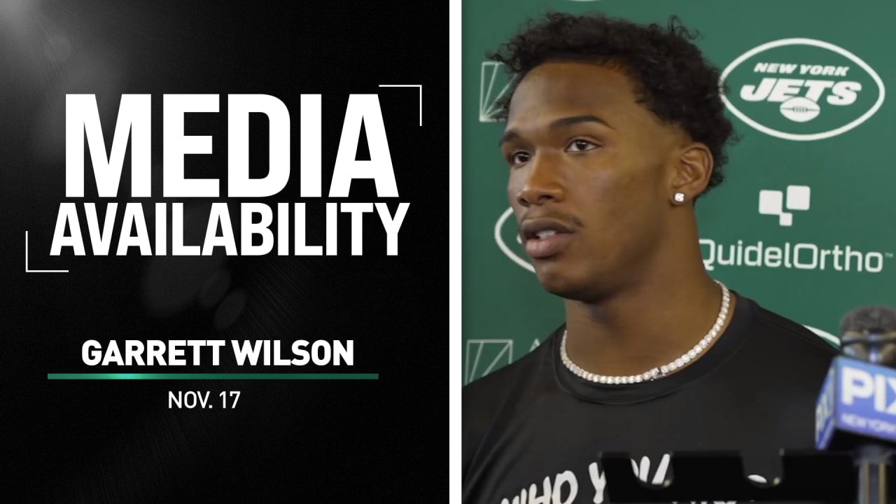 Garrett Wilson: I'm Feeling Good & I'm Ready to Play Sunday