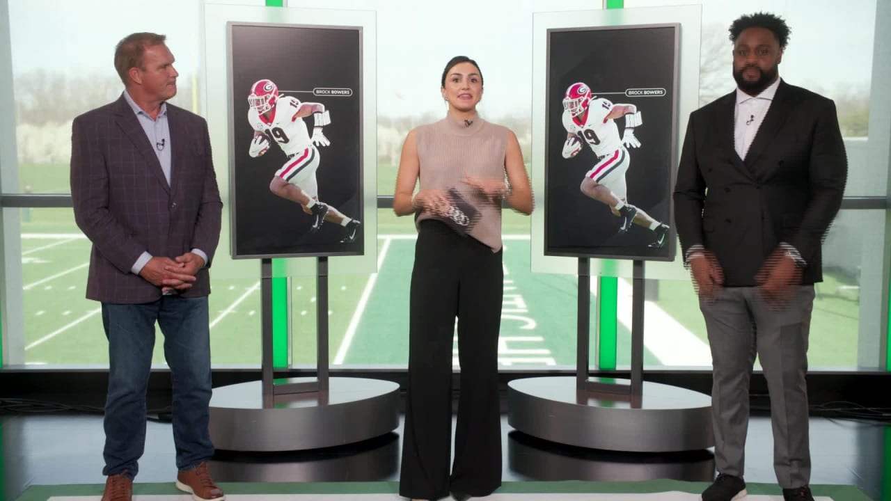 Brian Baldinger & Leger Douzable Debate Brock Bowers for the Jets at No ...