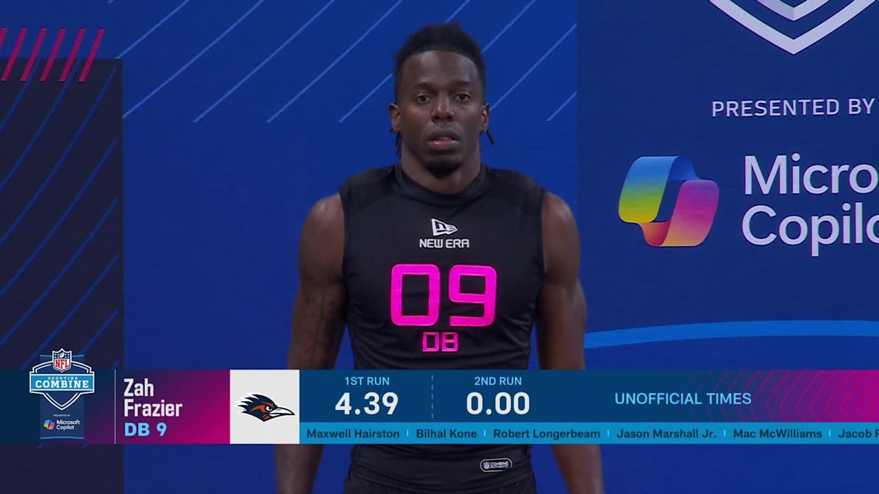 Texas-San Antonio CB Zah Frazier Runs 4.36 40-yard Dash