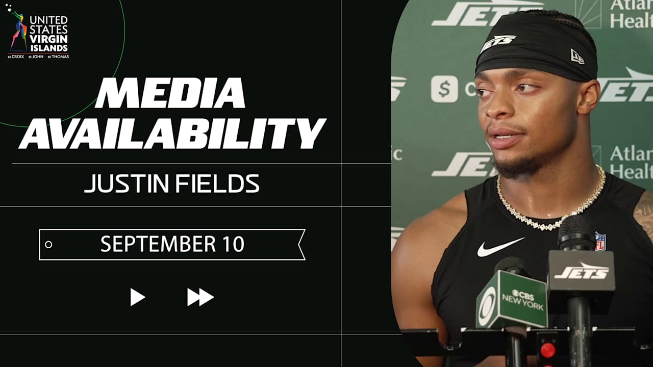 Justin Fields Media Availability (9/10/2025)