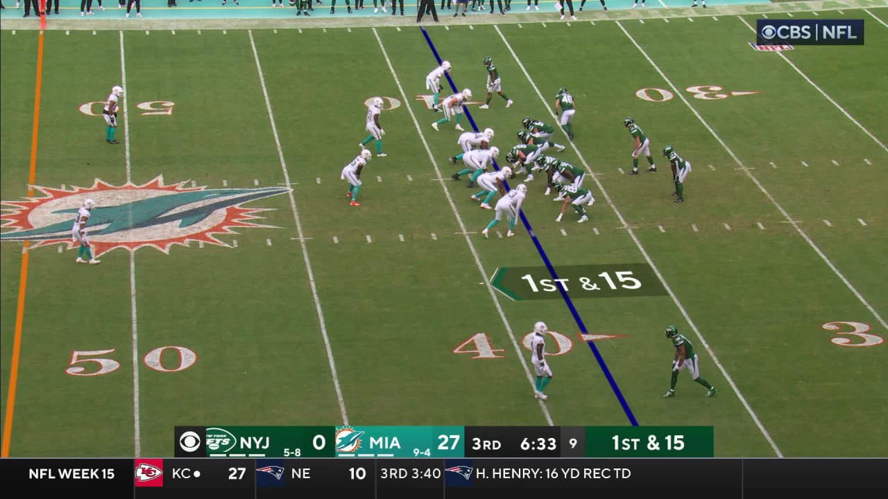 Highlight | Garrett Wilson Makes Dolphins Defenders Miss to Pick Up a ...