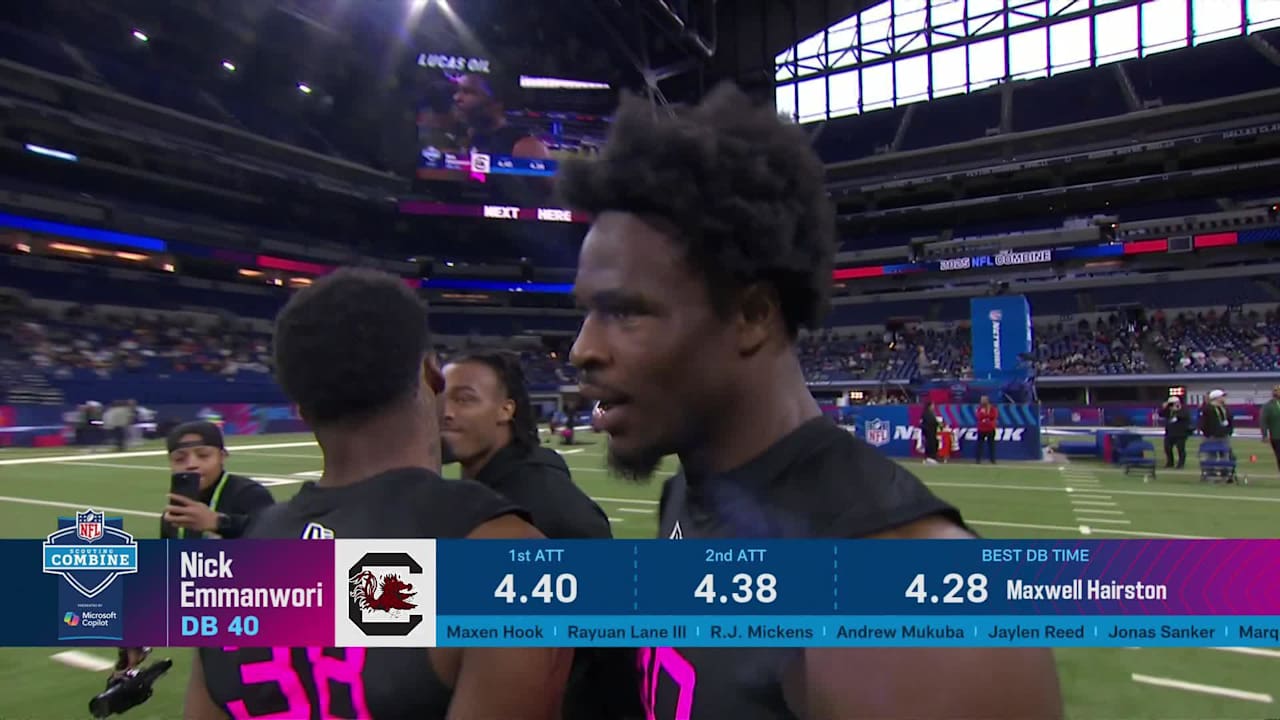 South Carolina S Nick Emmanwori Runs 4.38 40-yard Dash