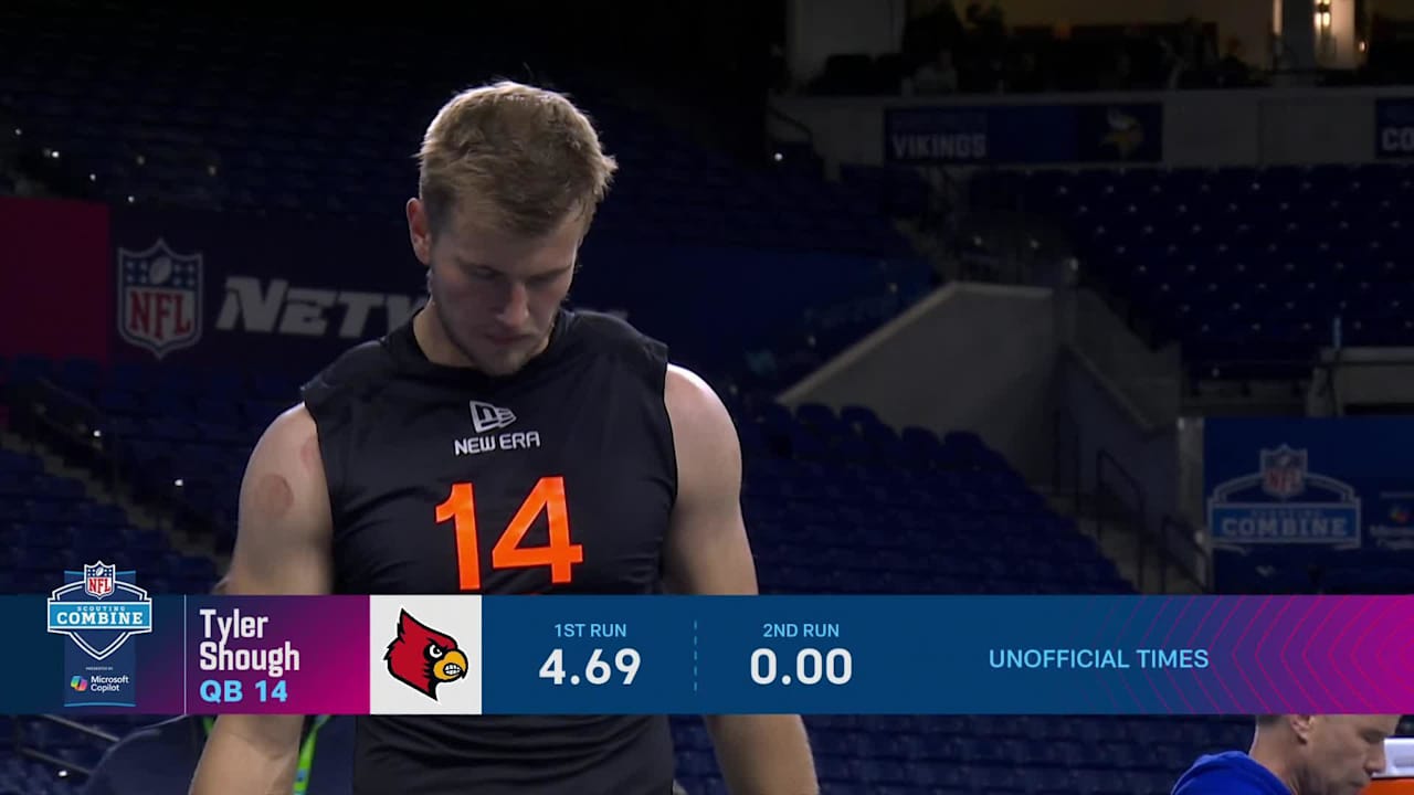 Louisville QB Tyler Shough Runs 4.63 40-yard Dash