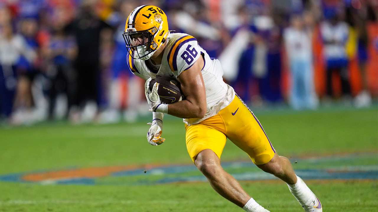 LSU TE Mason Taylor College Career in Photos