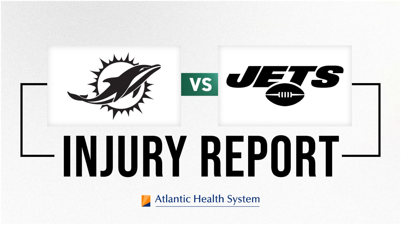 New York Jets vs Miami Dolphins Injury Report Week 12 - Tuesday