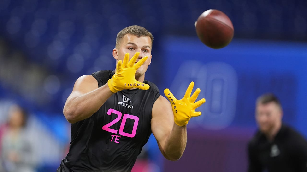 Combine Workout of TE Mason Taylor, Selected with the 42nd Overall Pick