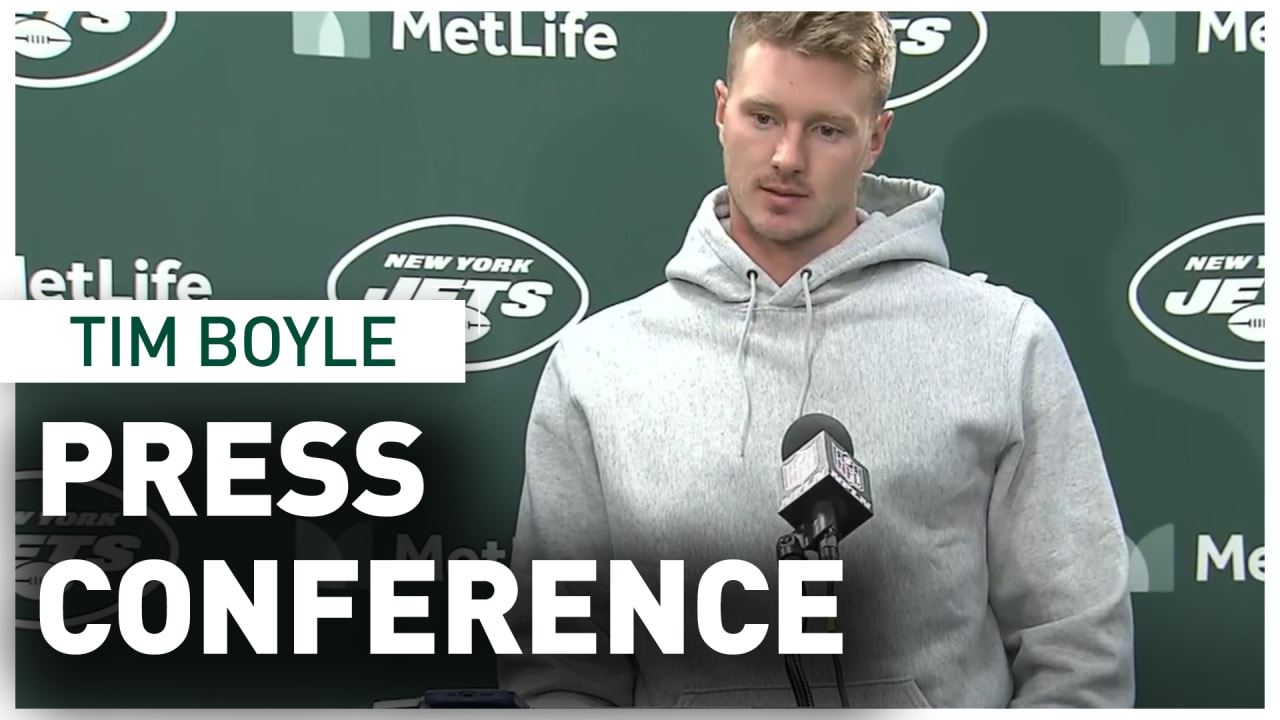 QB Tim Boyle Postgame Press Conference (11/24) | Jets vs. Dolphins