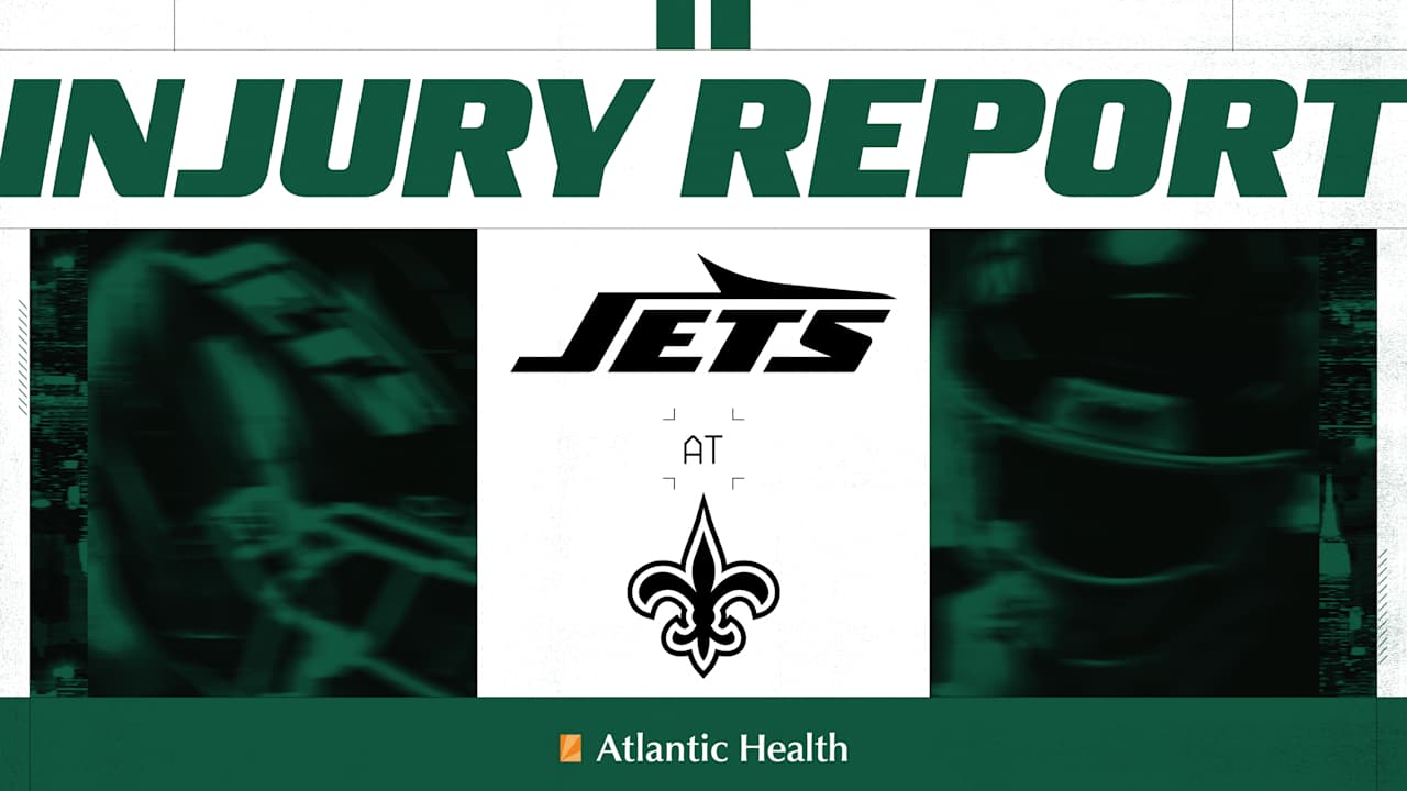 New York Jets vs. New Orleans Saints Week 16 Injury Report - Wednesday