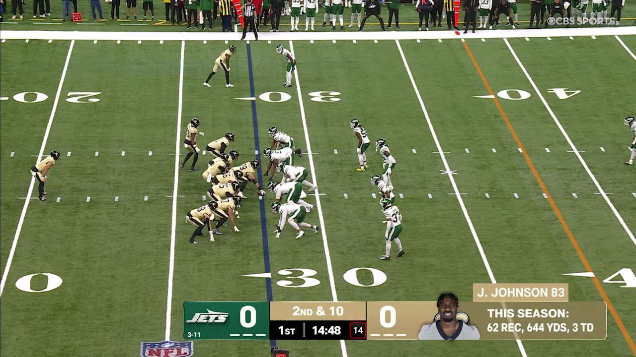 Jets-Saints Highlight | Malachi Moore Forces Fumble on Saints Opening Drive