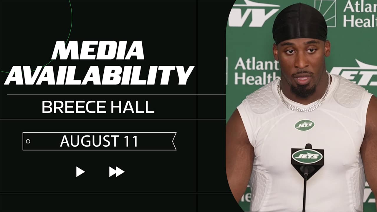 RB Breece Hall Joint Practice Media Availability (8/11)