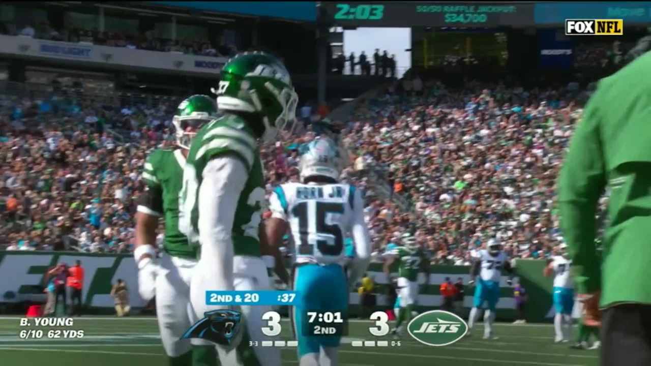 Jets-Panthers Highlight | Malachi Moore & Brandon Stephens Come Up with ...