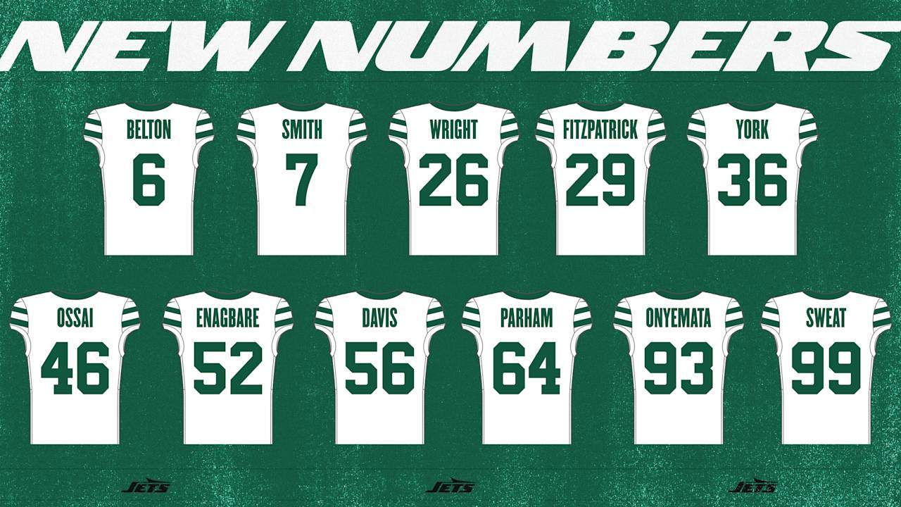 Jets Release Updated Jersey Numbers
