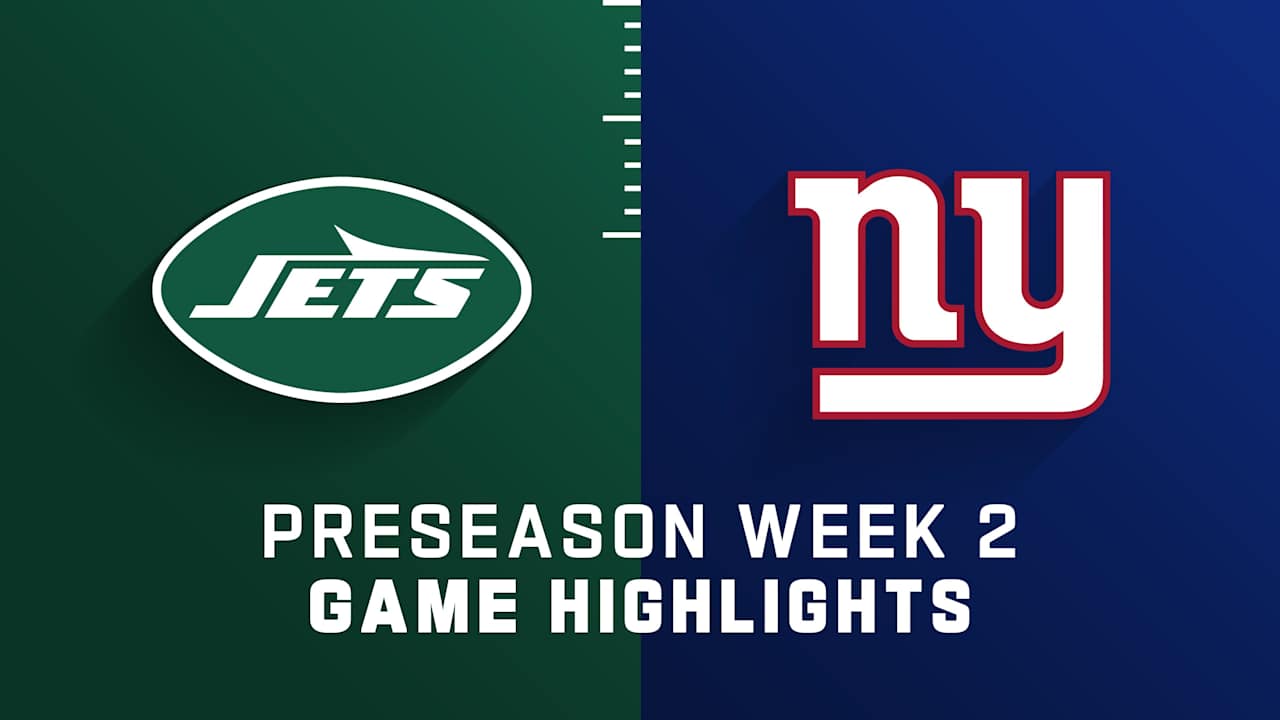 Jets vs. Giants Preseason Game Highlights (8/16/25)