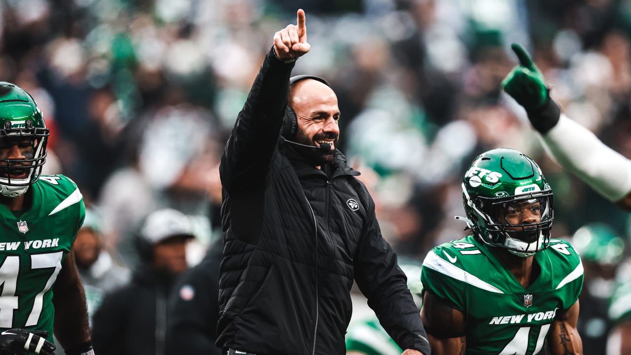 Jets Head Coach Robert Saleh After the Jets Beat the Commanders on ...
