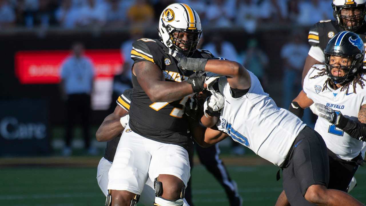 2025 NFL Draft: OT Armand Membou, Missouri, Round 1, Pick 7 College ...