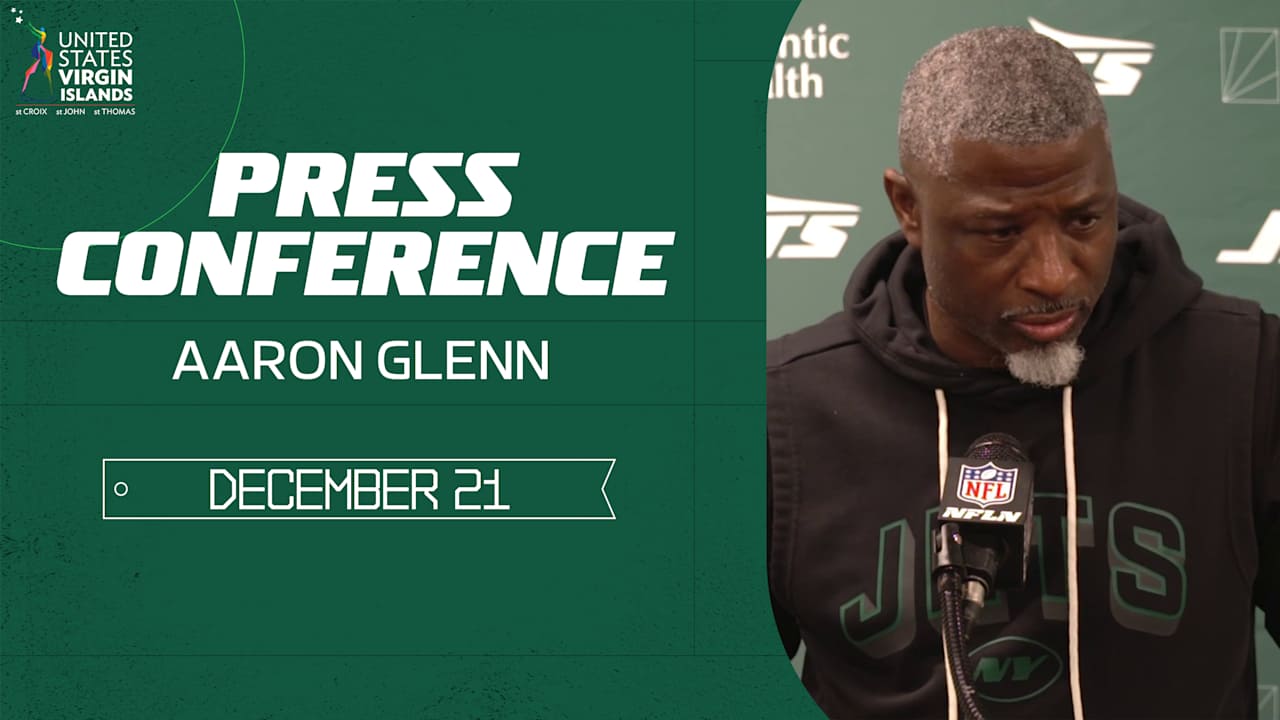 Aaron Glenn Postgame Press Conference (12/21) | Week 16