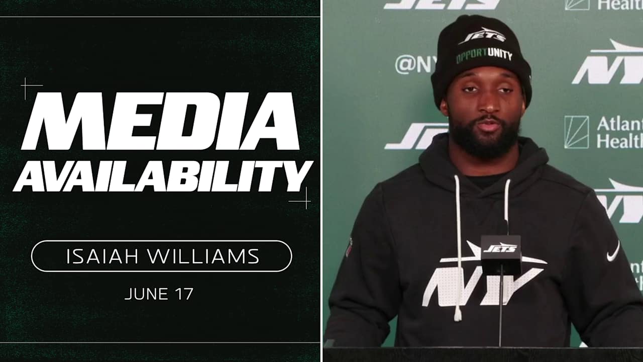 WR Isaiah Williams Minicamp Media Availability (6/17)