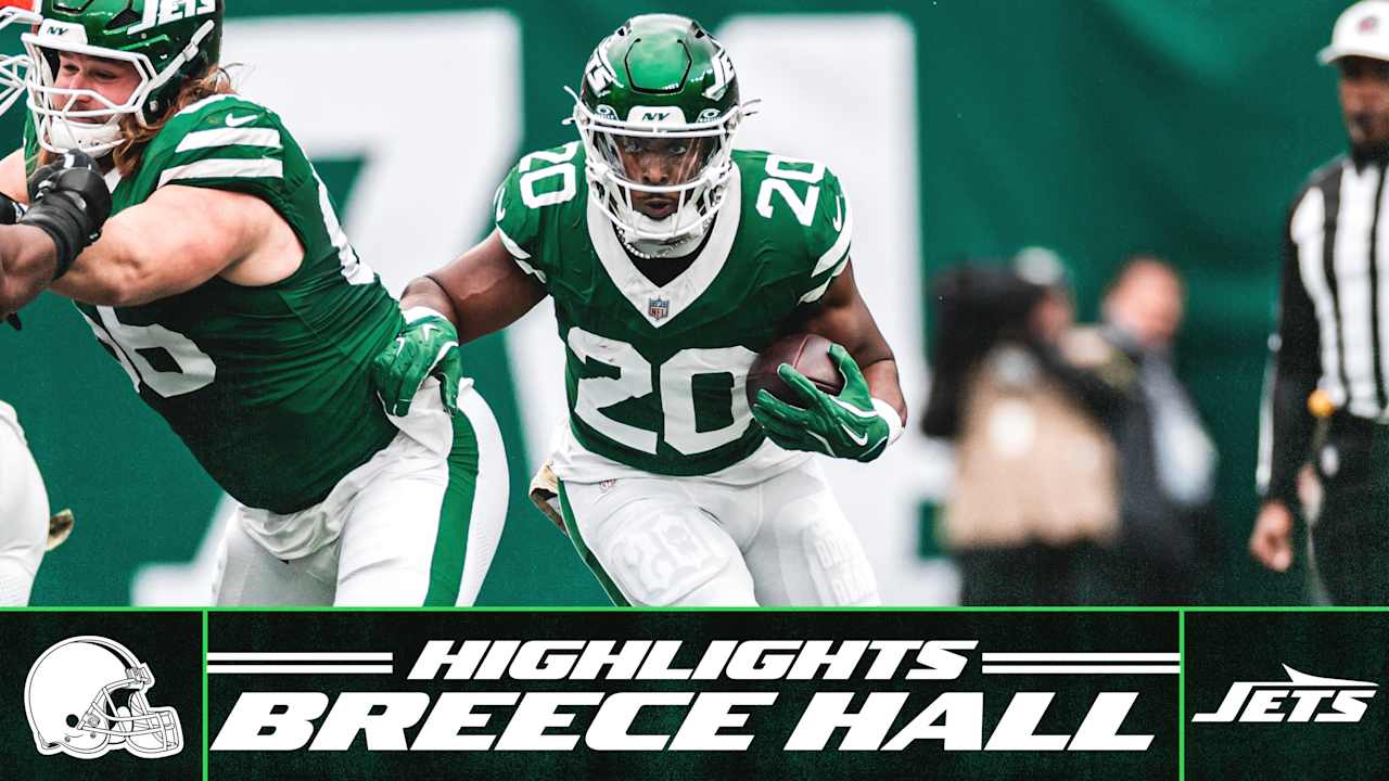 Highlights | Breece Hall's Best Plays from 125-Yard Game vs. Browns