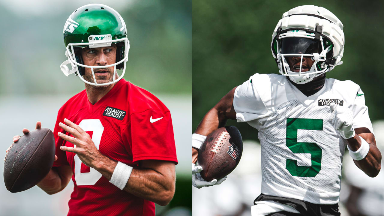 Aaron Rodgers, Garrett Wilson Week 1 Jets Training Camp Highlights