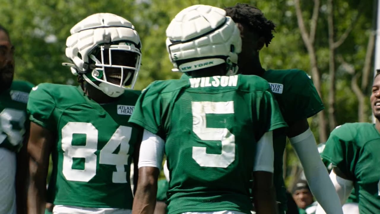 Jets-Panthers Joint Practice Highlight | Aaron Rodgers, Garrett Wilson ...