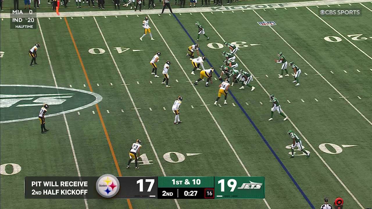 Jets-Steelers Highlight | Garrett Wilson Makes Toe-Tap Catch Along the ...