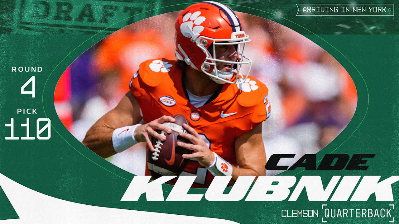 2026 NFL Draft: QB Cade Klubnik, Clemson , Round 4, Pick 110