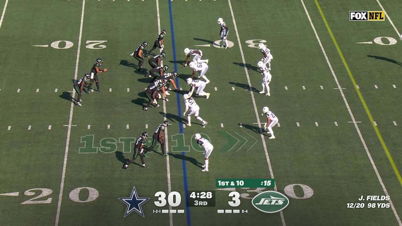 Jets-Cowboys Highlight | Garrett Wilson Pulls in 25-Yard Pass from ...